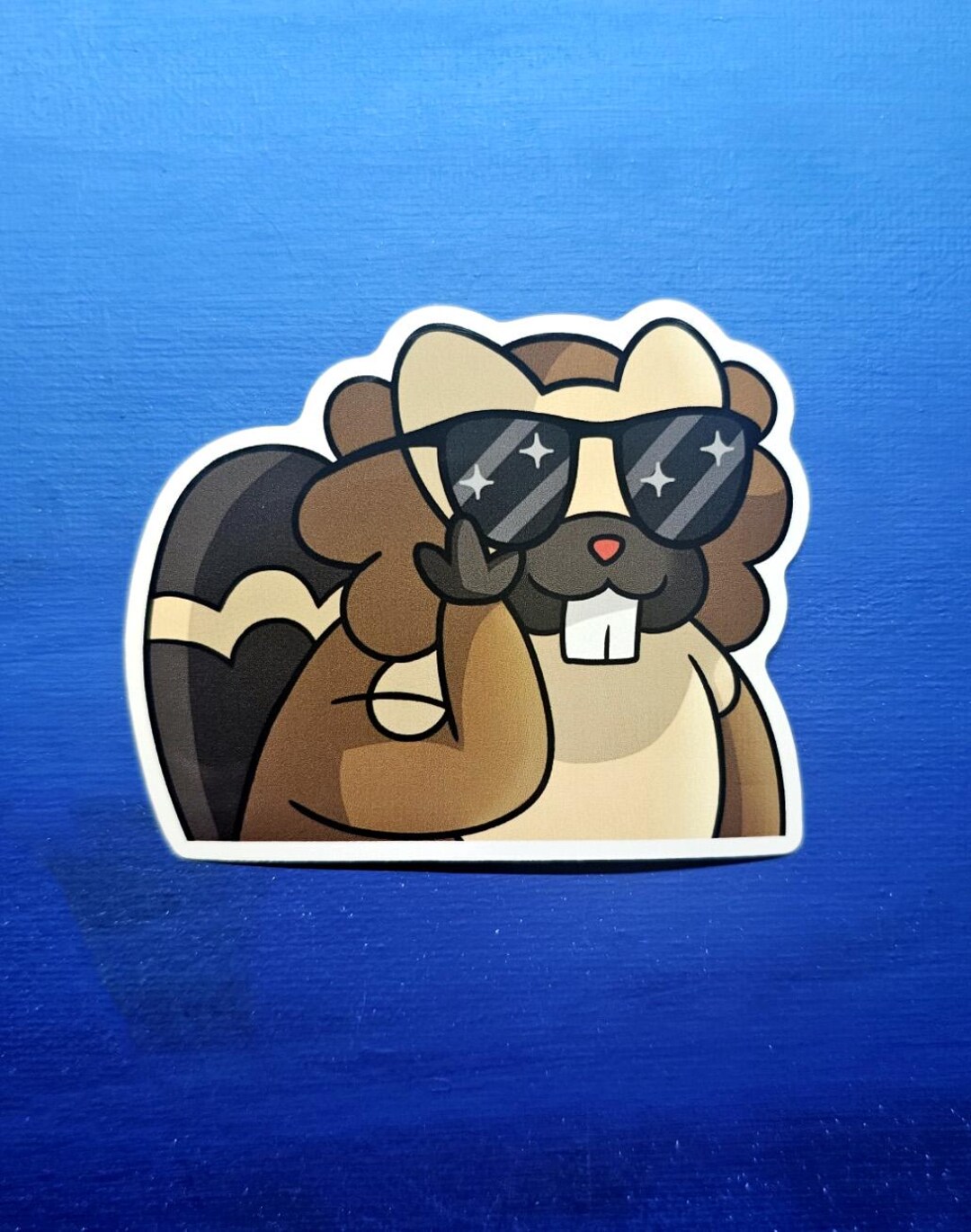 Bibarel Cool Sunglasses Vinyl Sticker (3") - Etsy