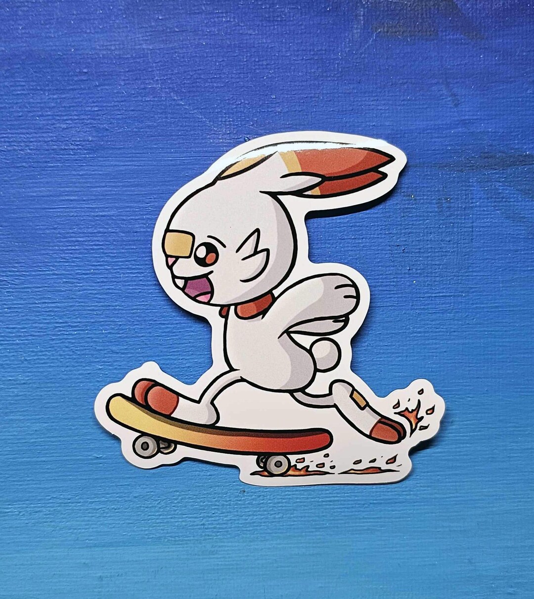 Scorbunny Skateboard Vinyl Sticker (3") - Etsy