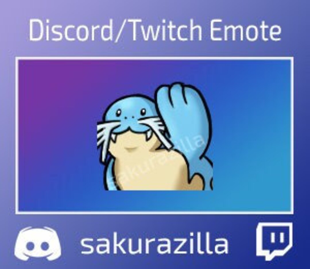 Sealeo Wave Emote (twitch/discord) - Etsy