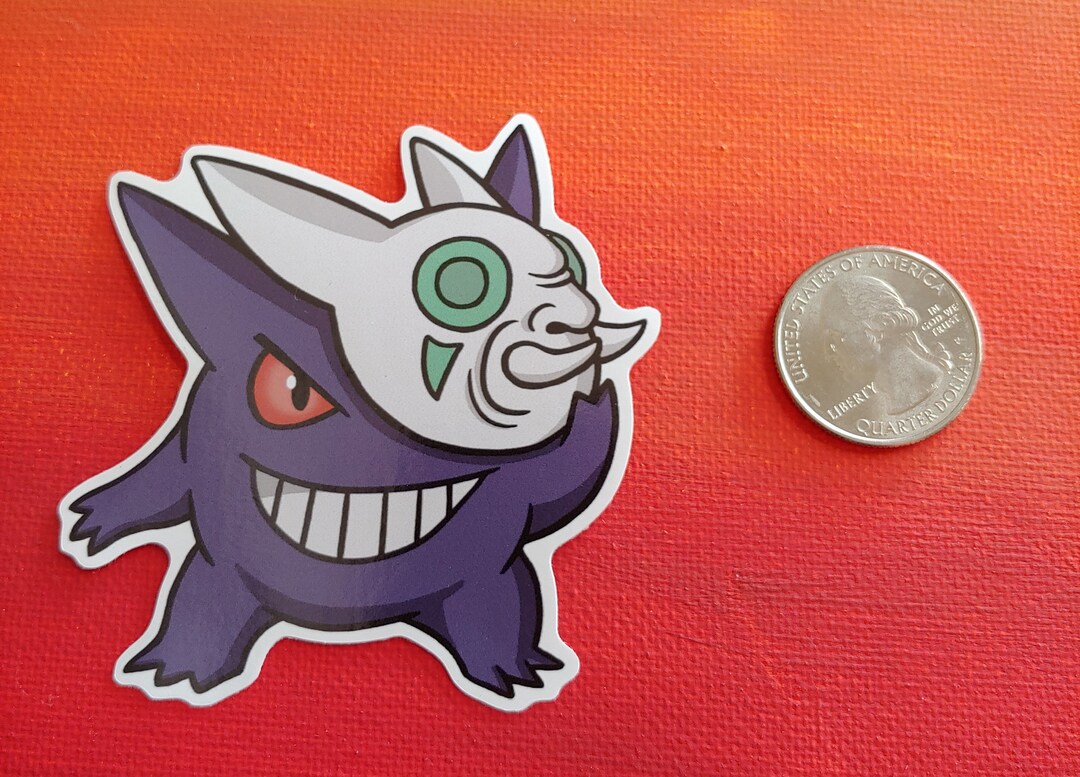 Gengar - Vinyl Sticker - Etsy