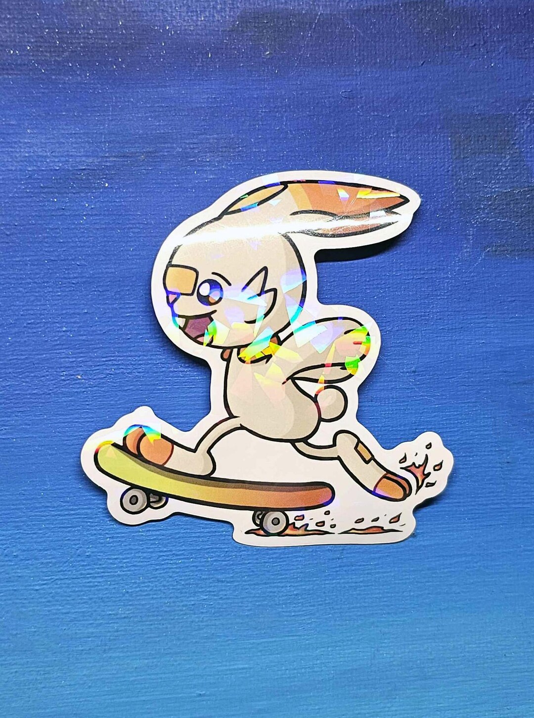 Shiny Scorbunny Skateboard Sticker - Etsy