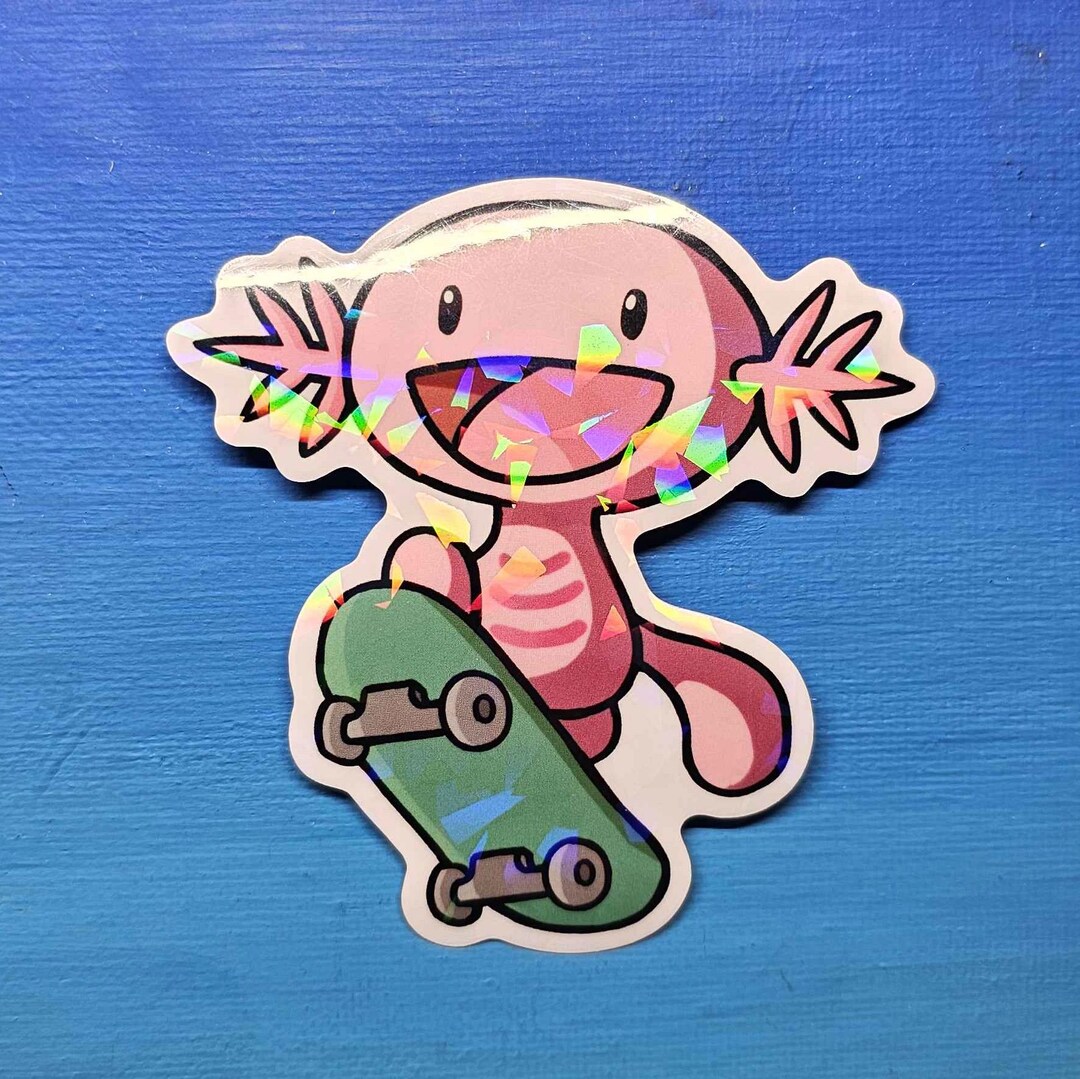 Shiny Wooper Skateboard Sticker - Etsy