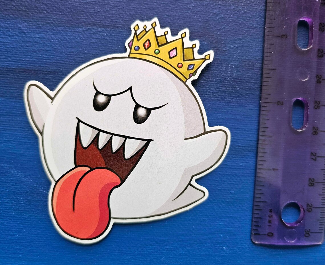 King Boo Vinyl Sticker (3") - Etsy
