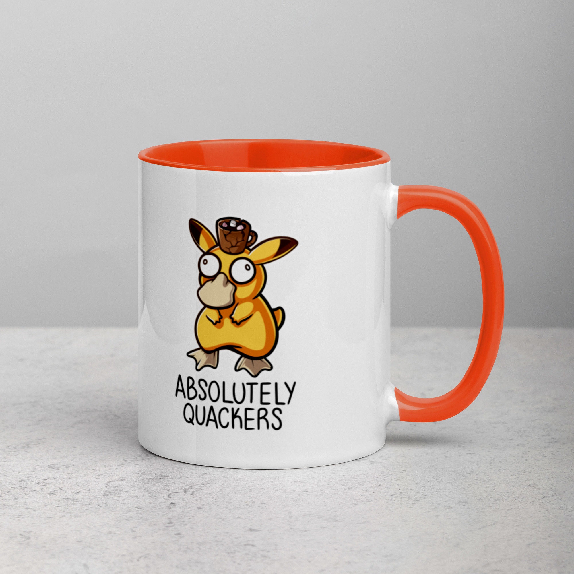 Pikaduck Pokémon Absolutely Quackers Art Mug Colour Inside - Etsy