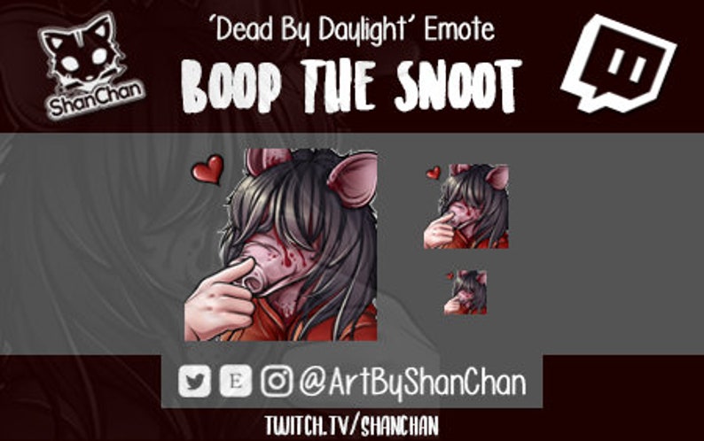 Pig Boop the Snoot Saw Dead by Daylight Twitch Subscriber - Etsy