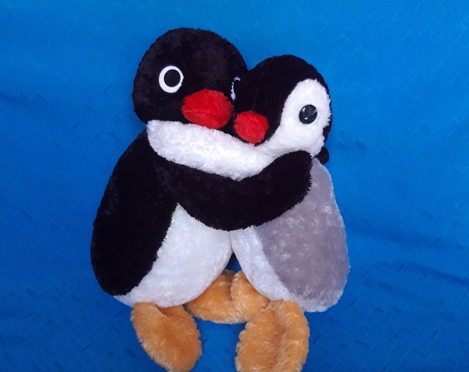 Vintage Pingu Hug Pinga Banpresto 2000 Plush Stuffed Doll Soft Toy - Etsy