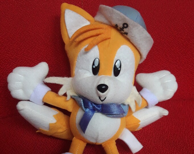 Vintage Sailor Tails Sonic the Hedgehog Plush Stuffed Doll Soft Toy - Etsy