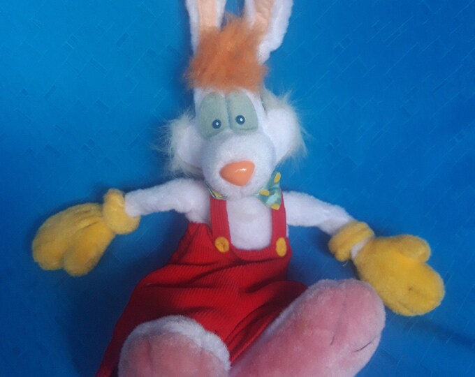 Vintage Roger Rabbit 1987 Plush Stuffed Doll Soft Toy - Etsy