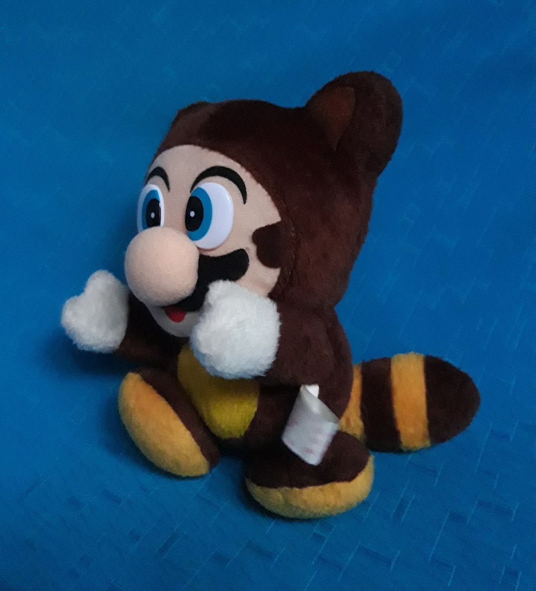 Vintage Super Mario Raccoon Plush Stuffed Doll Soft Toy - Etsy
