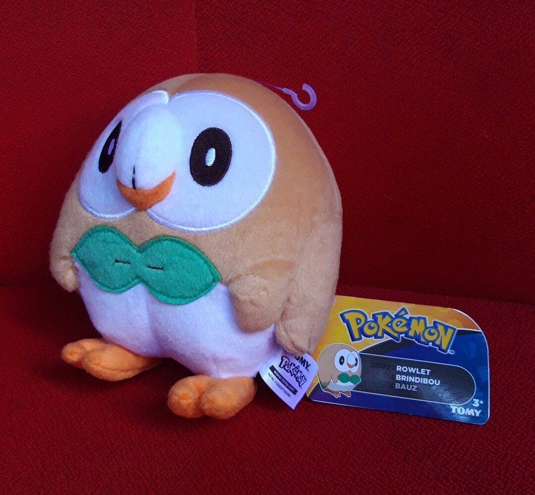 Rowlet Pokemon TOMY Nintendo Plush Stuffed Doll Soft Toy - Etsy
