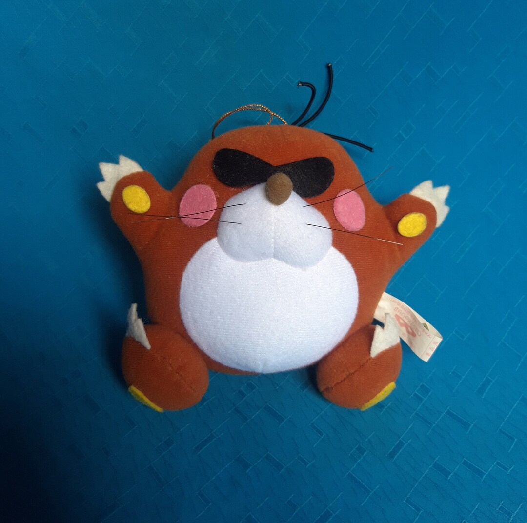 Vintage Super Mario Monty Mole Nintendo Banpresto 1992 Plush Stuffed ...