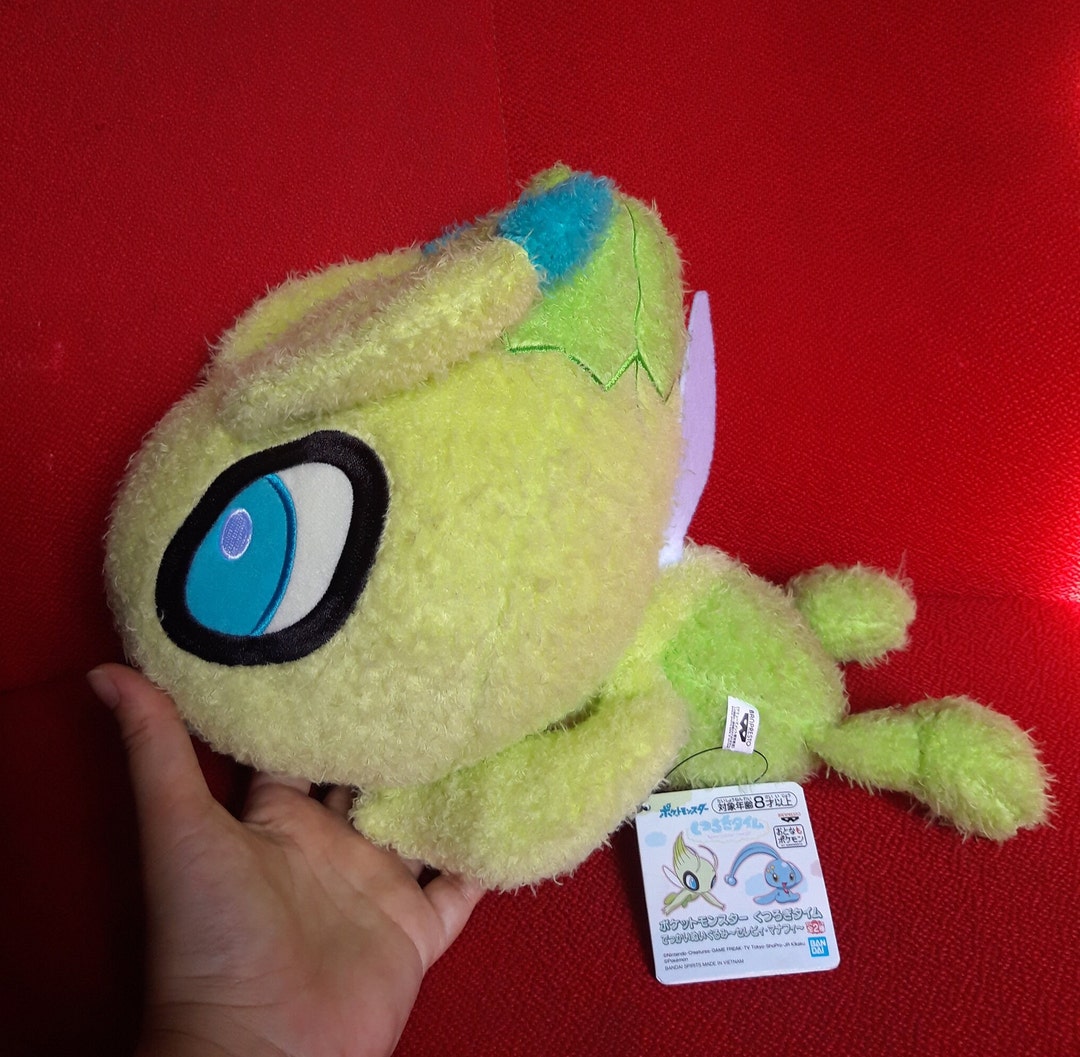 Fluffy Celebi Pokemon Banpresto With Tag Plush Stuffed Doll Soft Toy ...
