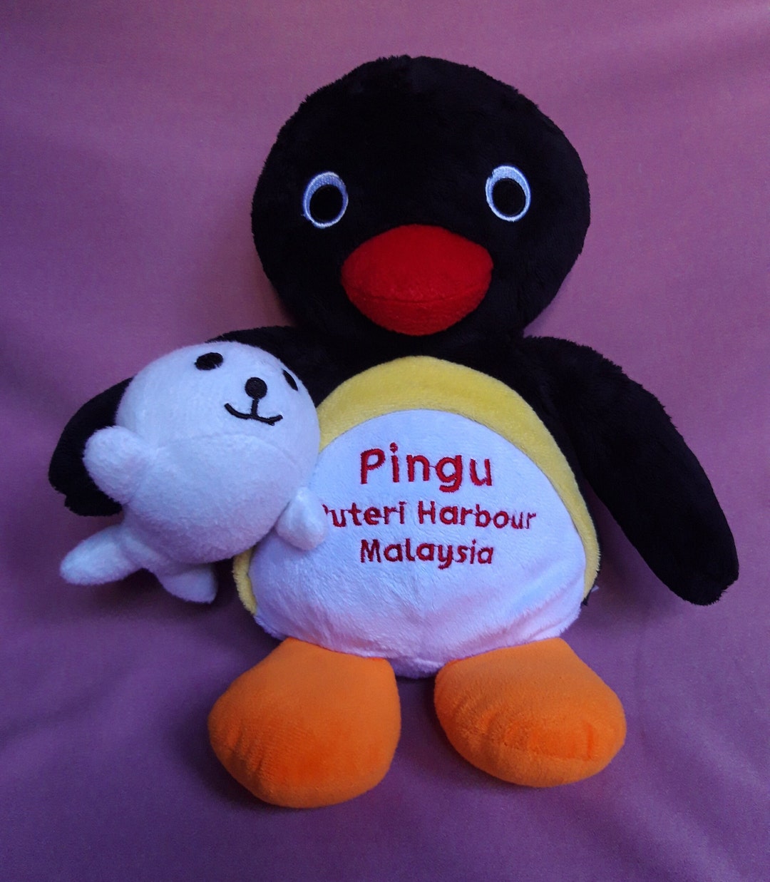 Pingu With Baby Seal Sea Lion Plush Stuffed Doll Soft Toy - Etsy