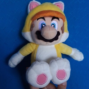 Super Mario 3D World Yellow Cat Sanei Nintendo Plush Stuffed Doll Soft ...