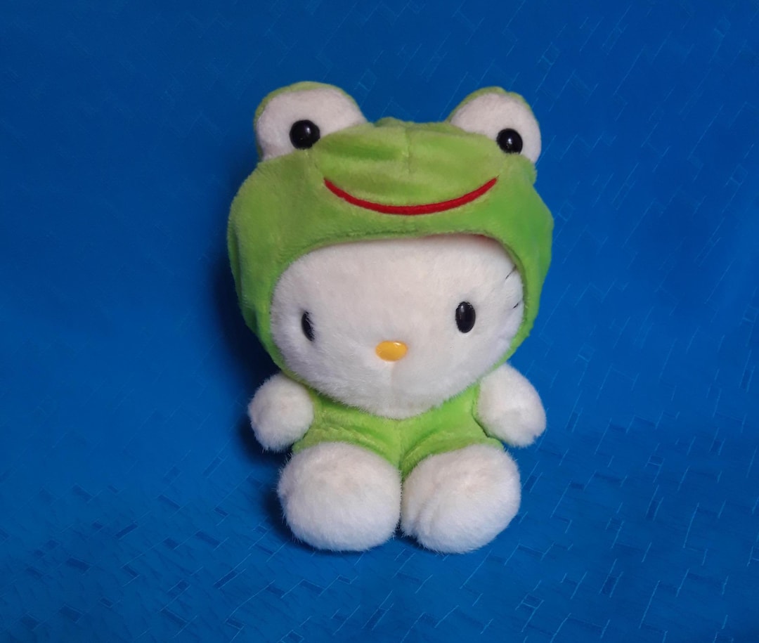 Vintage Hello Kitty Frog Plush Stuffed Doll Soft Toy - Etsy