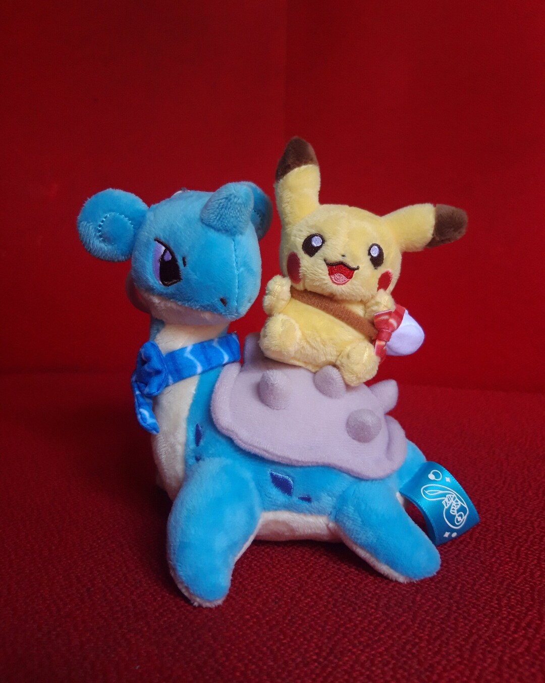 Pikachu Riding Lapras Pokemon Center Nintendo Plush Stuffed Doll Soft ...