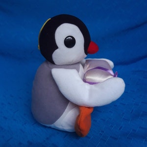 Vintage Pinga 20th Anniversary Banpresto 2000 Pingu Plush Stuffed Doll ...