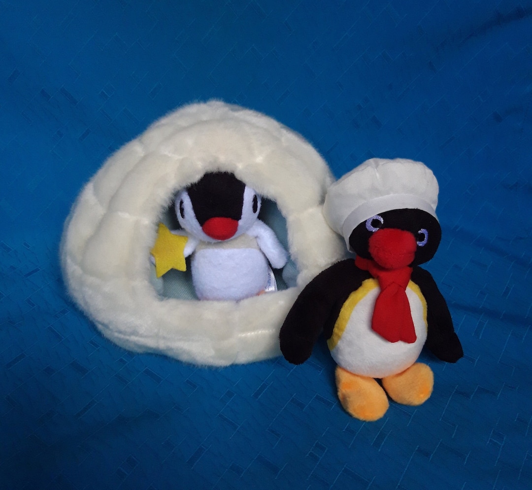 Pingu and Pinga Igloo House Plush Stuffed Doll Soft Toy - Etsy