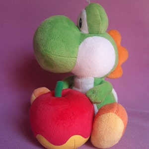 Super Mario Yoshi Apple Nintendo Plush Stuffed Doll Soft Toy - Etsy