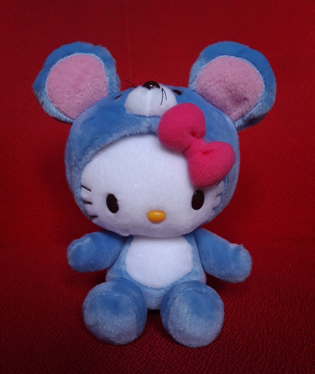 Blue Hello Kitty Mice Mouse Plush Stuffed Doll Soft Toy Etsy