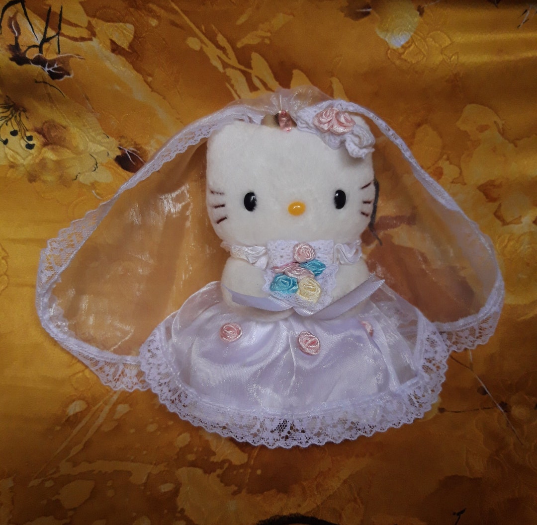 Vintage Bride Hello Kitty Wedding Plush Stuffed Doll Soft Toy - Etsy