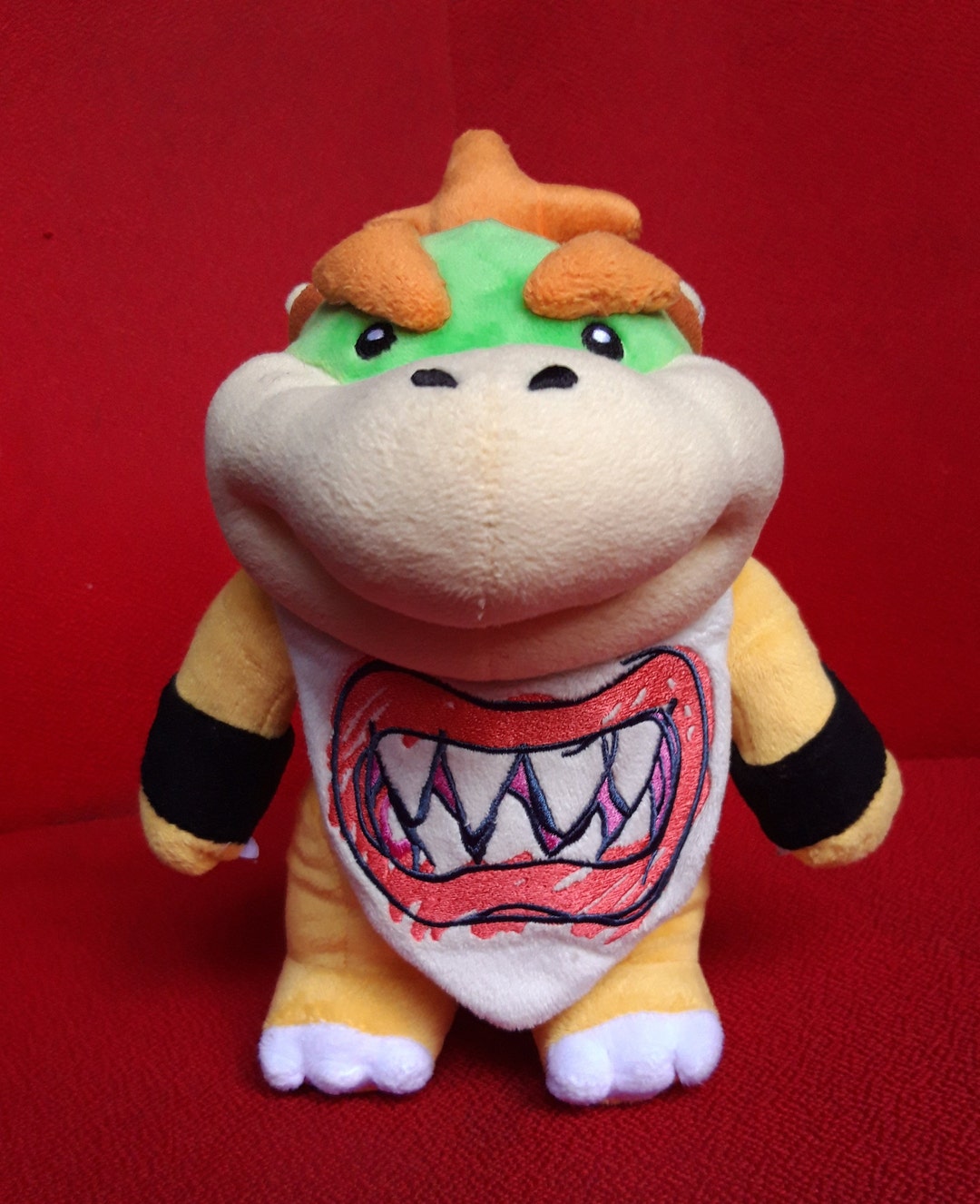 Super Mario Bowser Jr Nintendo San Ei Plush Stuffed Doll Soft Etsy