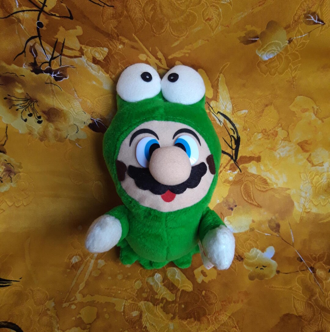 Vintage Super Mario Frog Banpresto 1993 Nintendo Plush Stuffed Doll ...