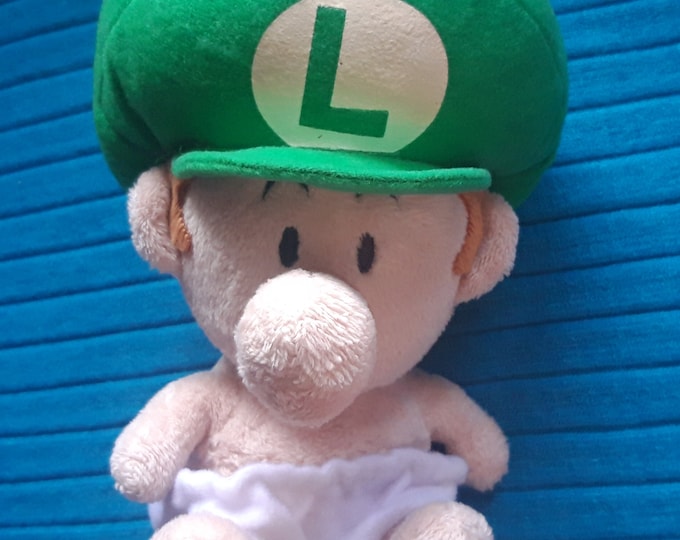 Super Mario Baby Luigi in Diaper Japan Nintendo Plush Soft Toy - Etsy