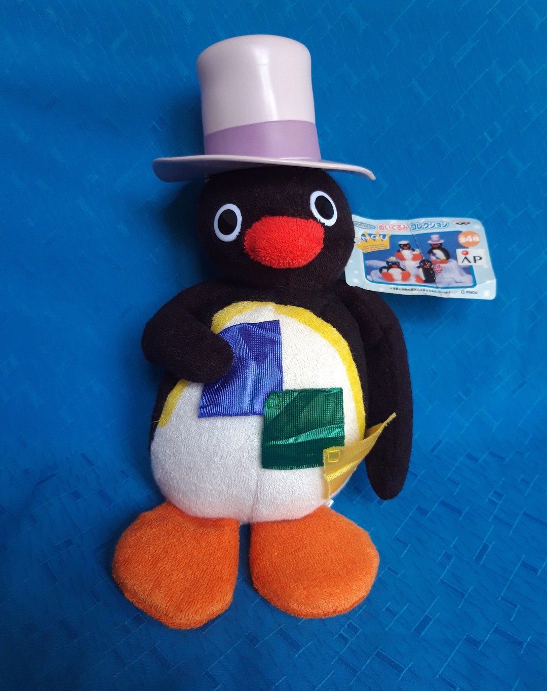 Vintage Pingu Hat Banpresto 2000 With Tag Plush Stuffed Doll Soft Toy ...