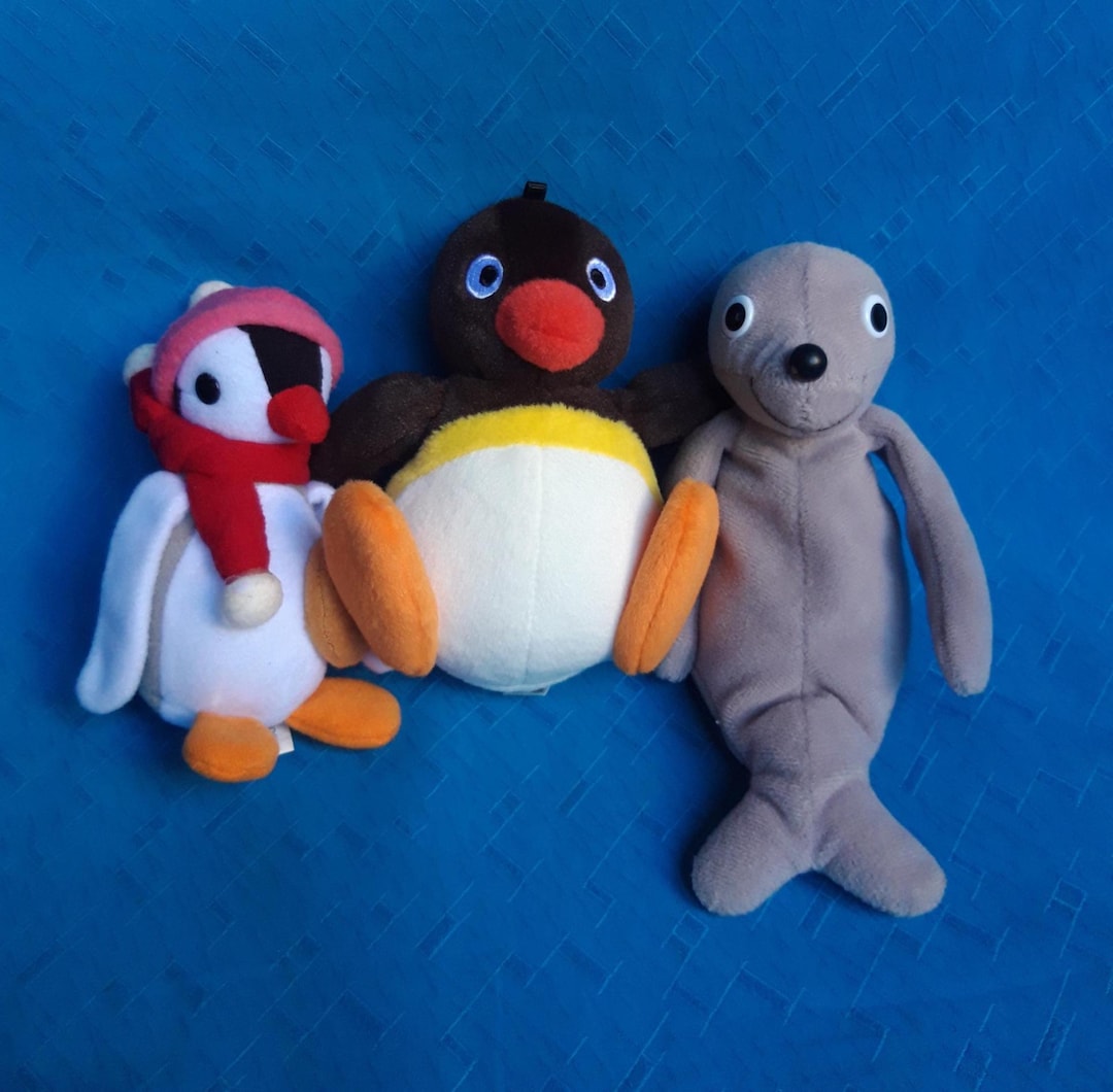 Pingu Robby Pinga Set Plush Stuffed Doll Soft Toy - Etsy