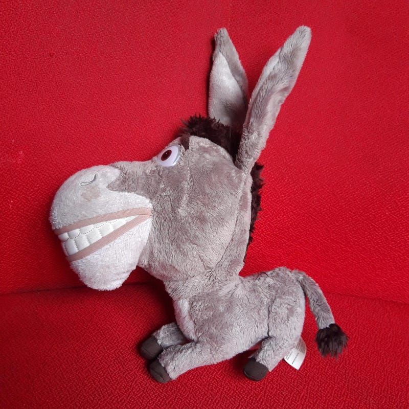 Stuffed Donkey - Etsy
