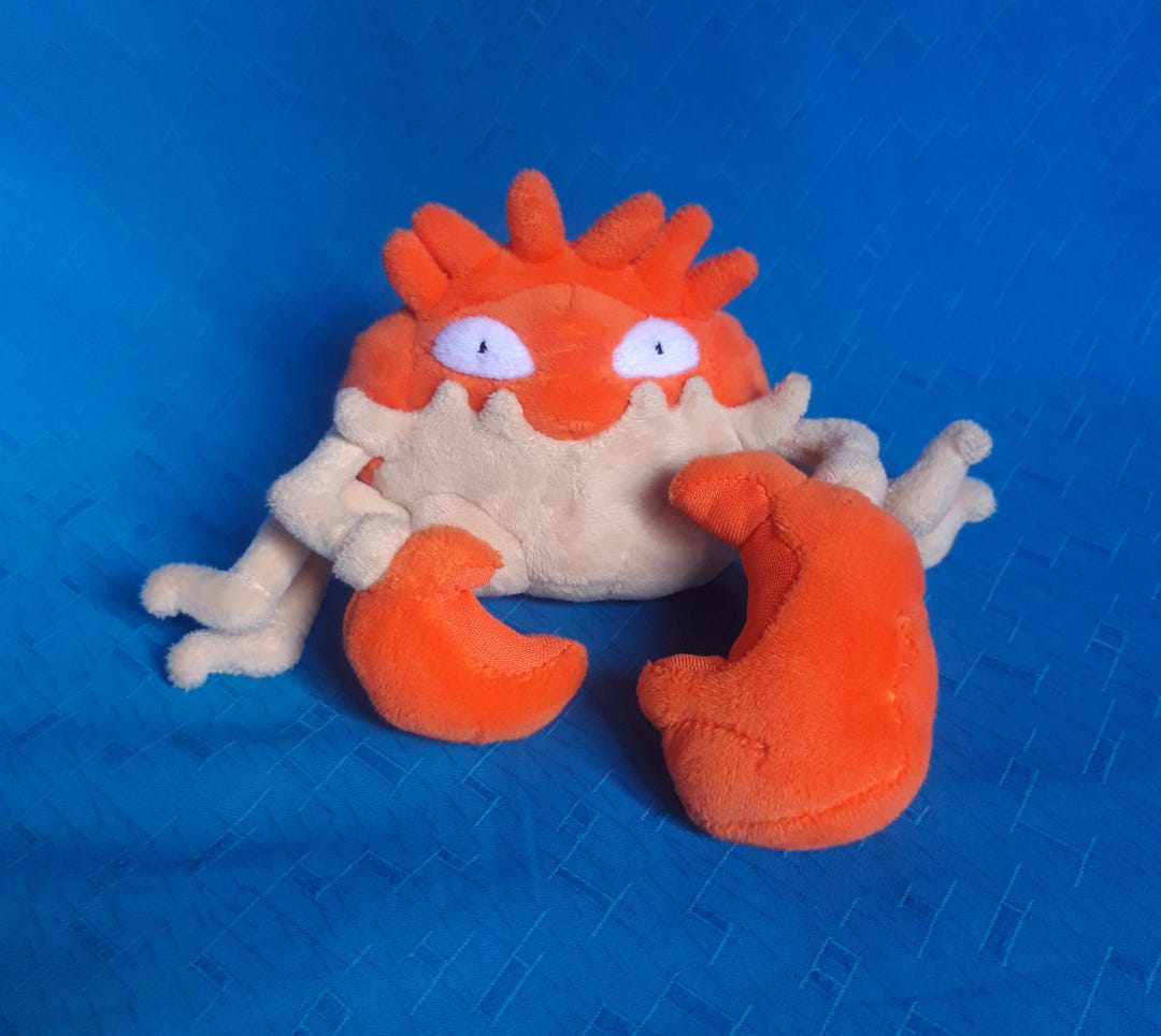 Kingler Pokemon Fit Nintendo Plush Stuffed Doll Soft Toy - Etsy