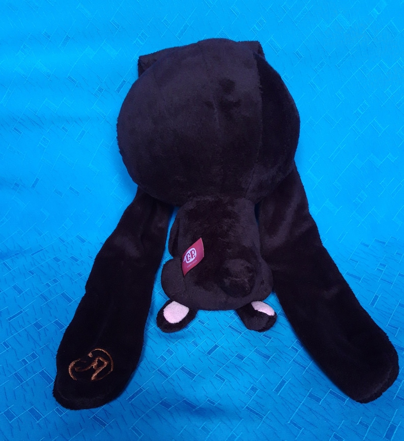 Black Gloomy Rabbit Bunny Plush Stuffed Doll Soft Toy - Etsy