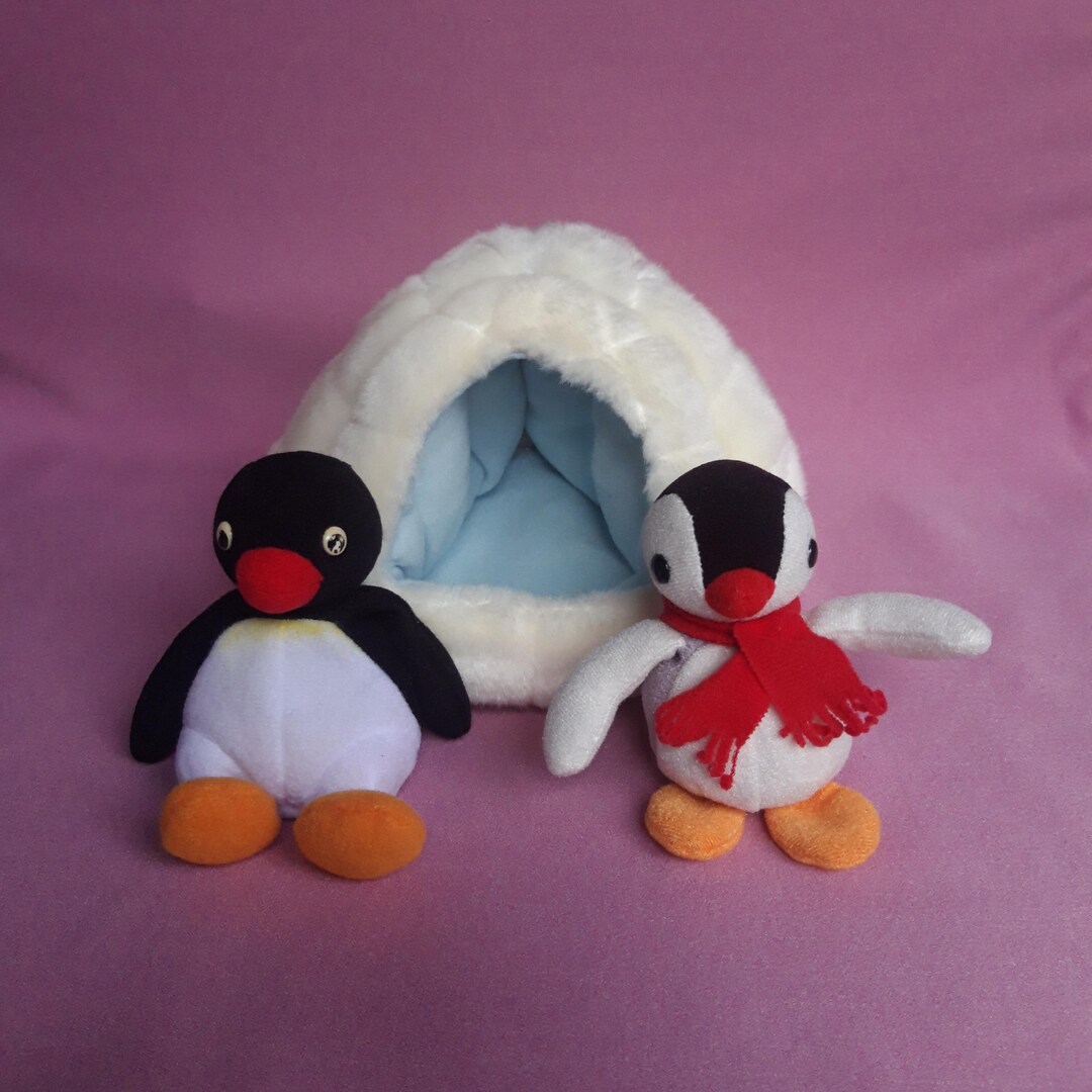 Pinga Pingu With Igloo Plush Stuffed Doll Soft Toy - Etsy