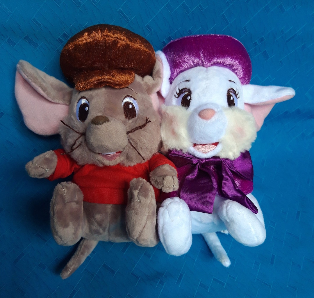 Disney the Rescuers Bernard Miss Bianca Plush Stuffed Doll - Etsy