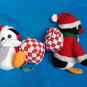 Vintage Christmas Pingu Pinga Set Plush Stuffed Doll Soft Toy - Etsy