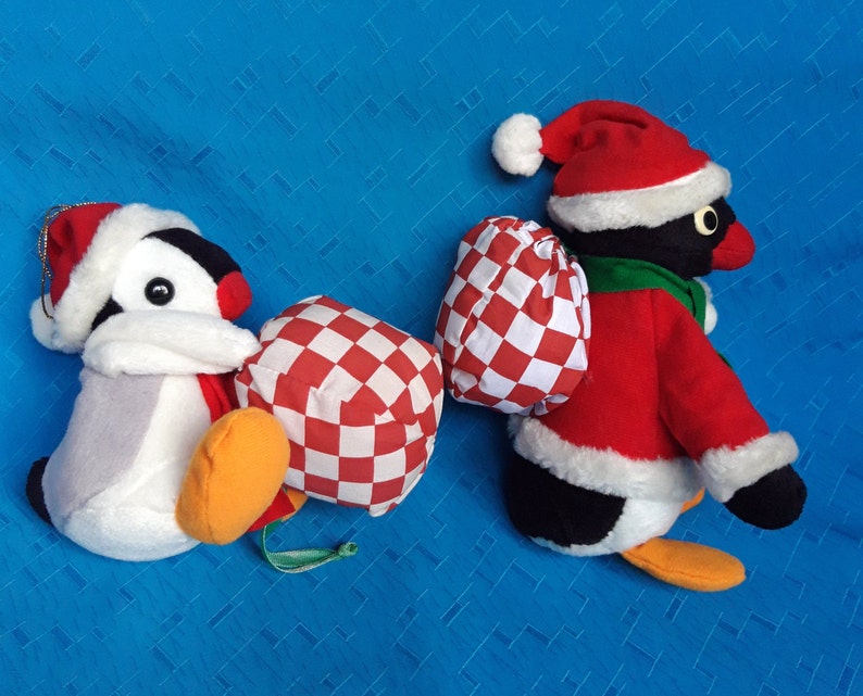 Vintage Christmas Pingu Pinga Set Plush Stuffed Doll Soft Toy - Etsy