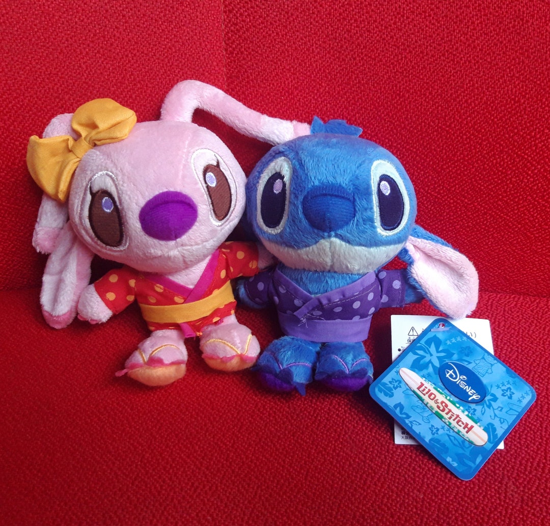 Disney Lilo & Stitch Angel Girlfriend Valentine With Tag Plush Stuffed ...