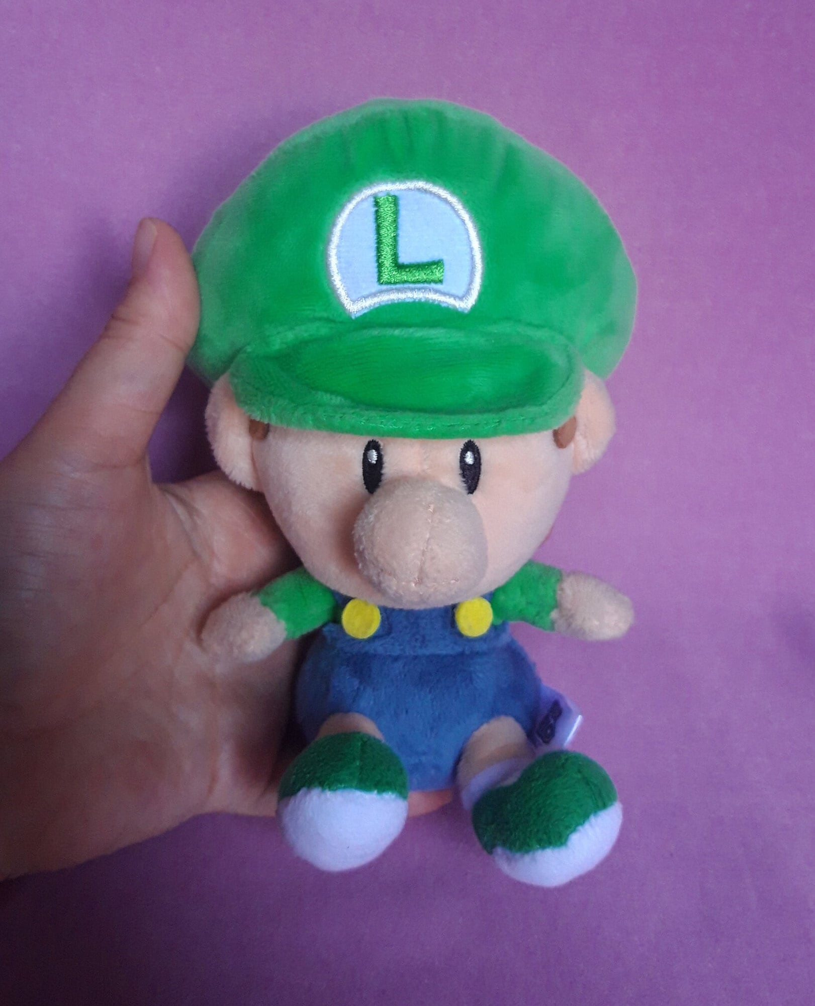 Baby Super Mario Luigi Nintendo Sanei Plush Stuffed Doll Soft Toy Etsy UK
