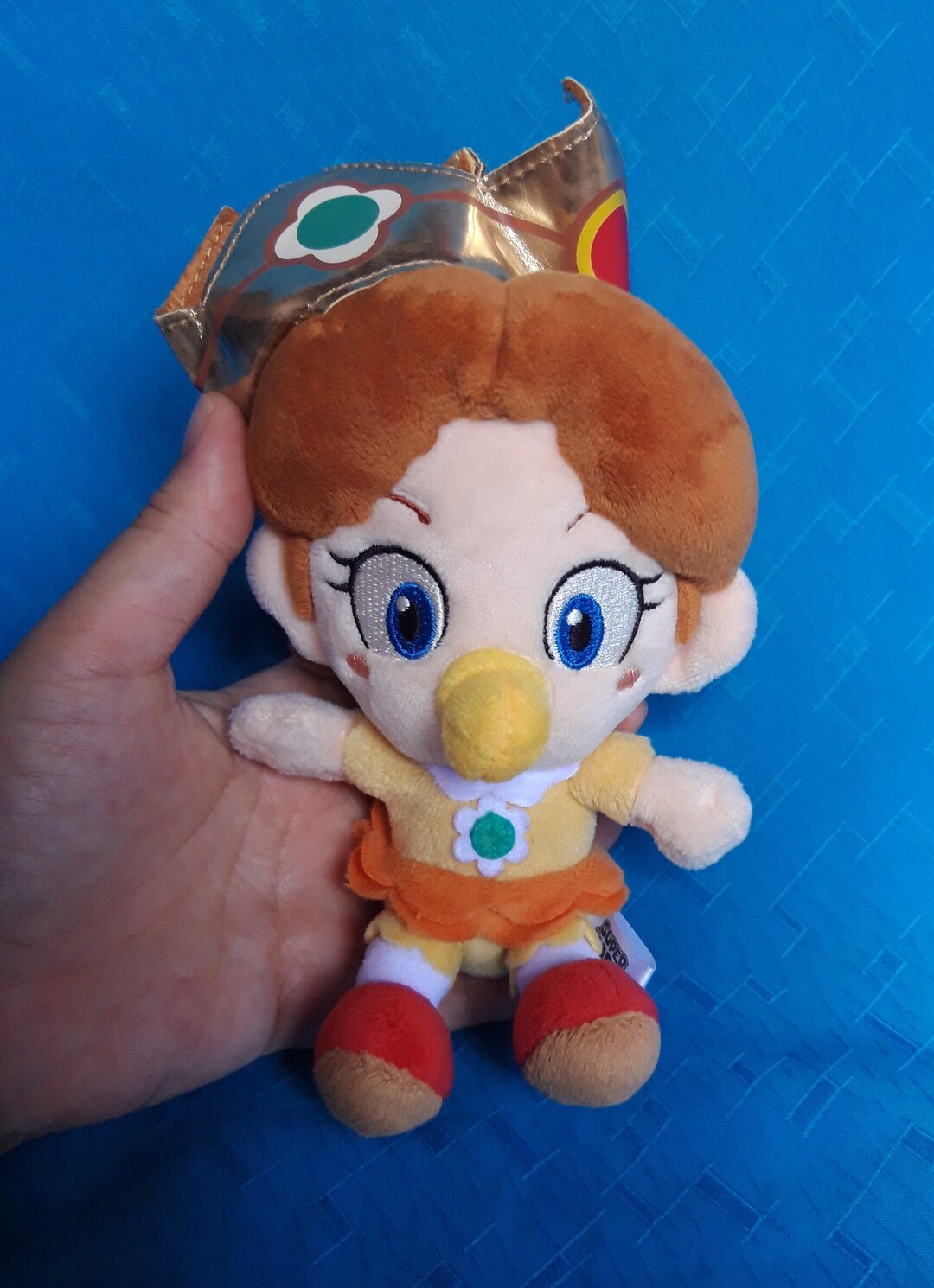 Baby Super Mario Princess Daisy Nintendo Sanei Plush Stuffed Doll Soft ...