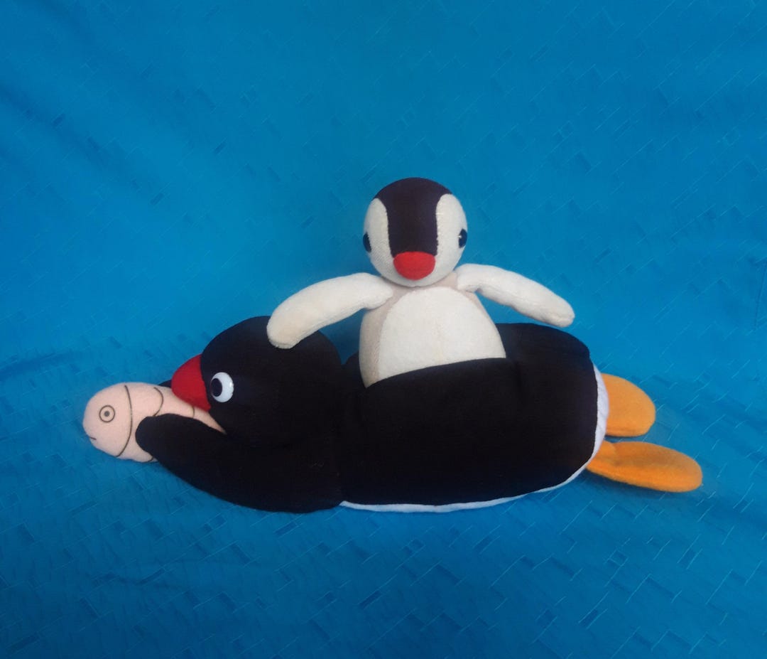 Pingu Hold Fish and Pinga Plush Stuffed Doll Soft Toy - Etsy