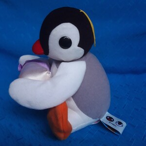 Vintage Pinga 20th Anniversary Banpresto 2000 Pingu Plush Stuffed Doll ...