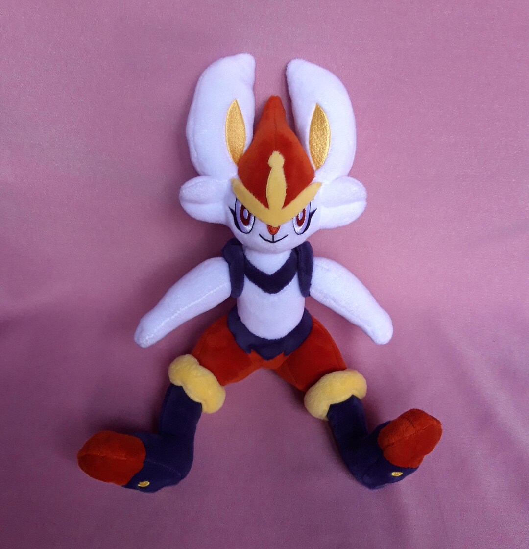 Cinderace Pokemon Pocket Monsters Sanei Nintendo Plush Stuffed Doll ...