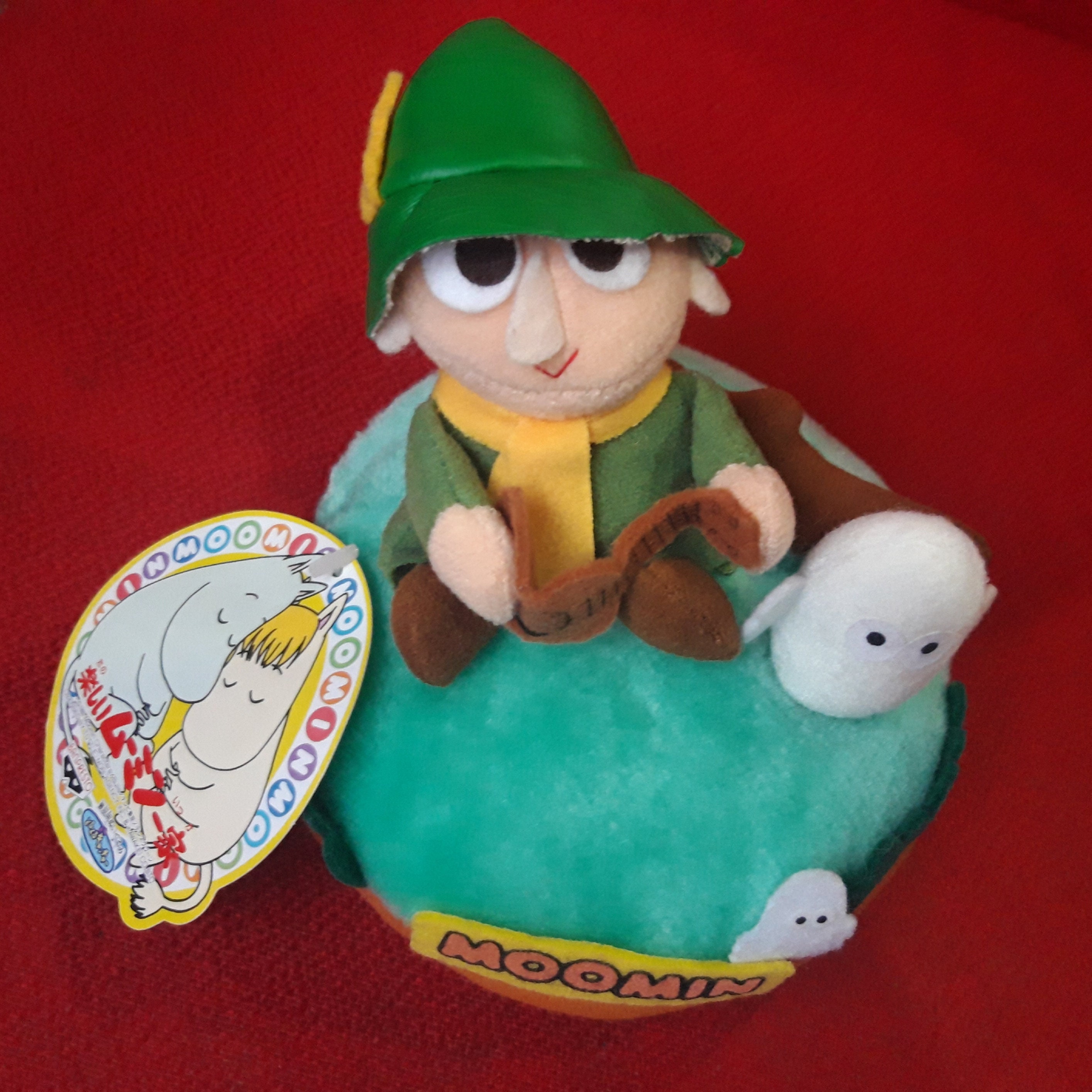 Vintage Snufkin Moomin Banpresto 1994 Plush Stuffed Doll Soft Toy