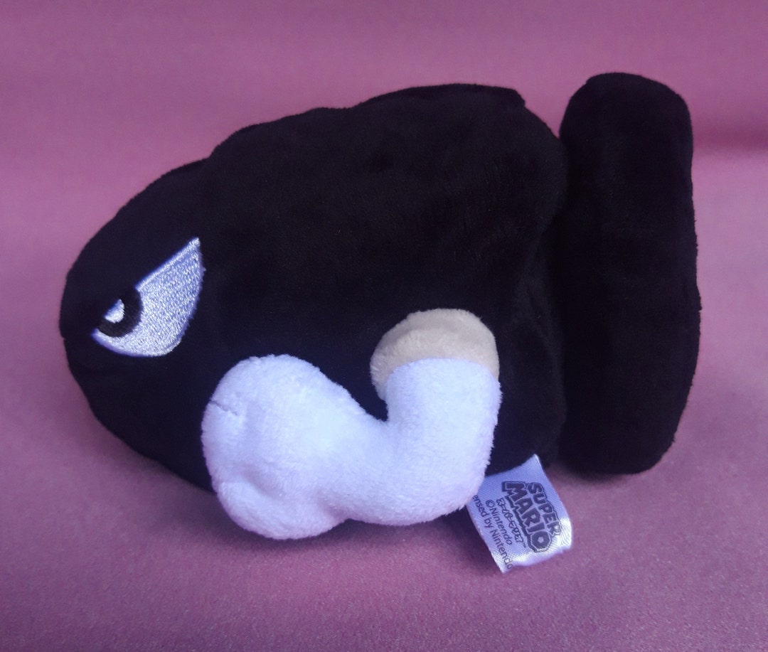 Super Mario Bullet Bill SANEI Nintendo Plush Stuffed Doll Soft Toy - Etsy