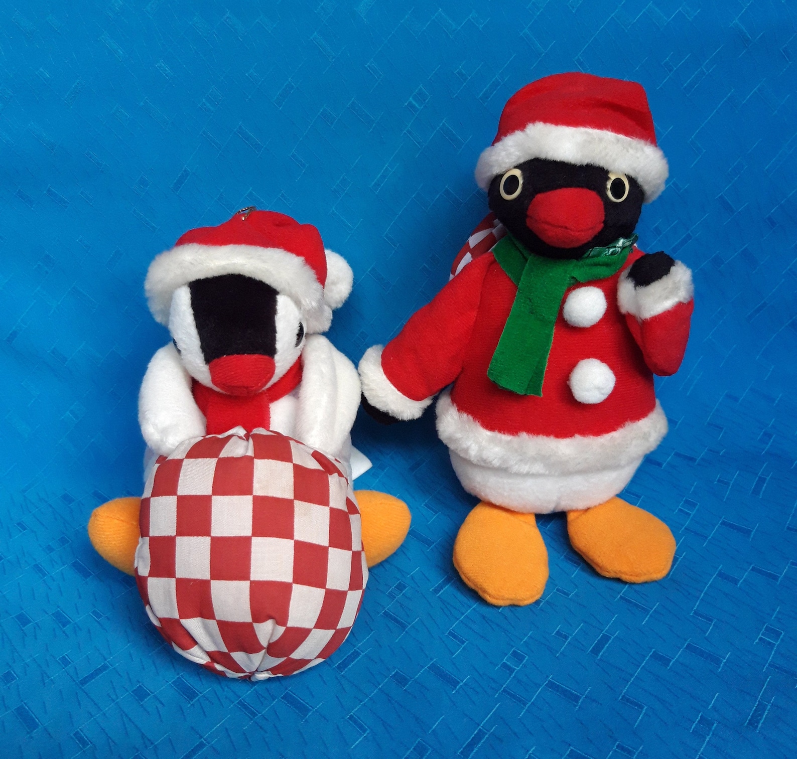 Vintage Christmas Pingu Pinga Set Plush Stuffed Doll Soft Toy - Etsy