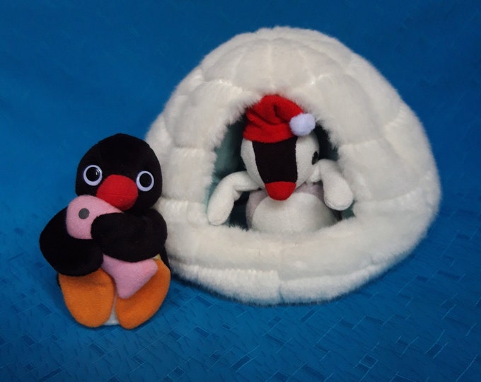 Pingu and Pinga Igloo House Plush Stuffed Doll Soft Toy - Etsy