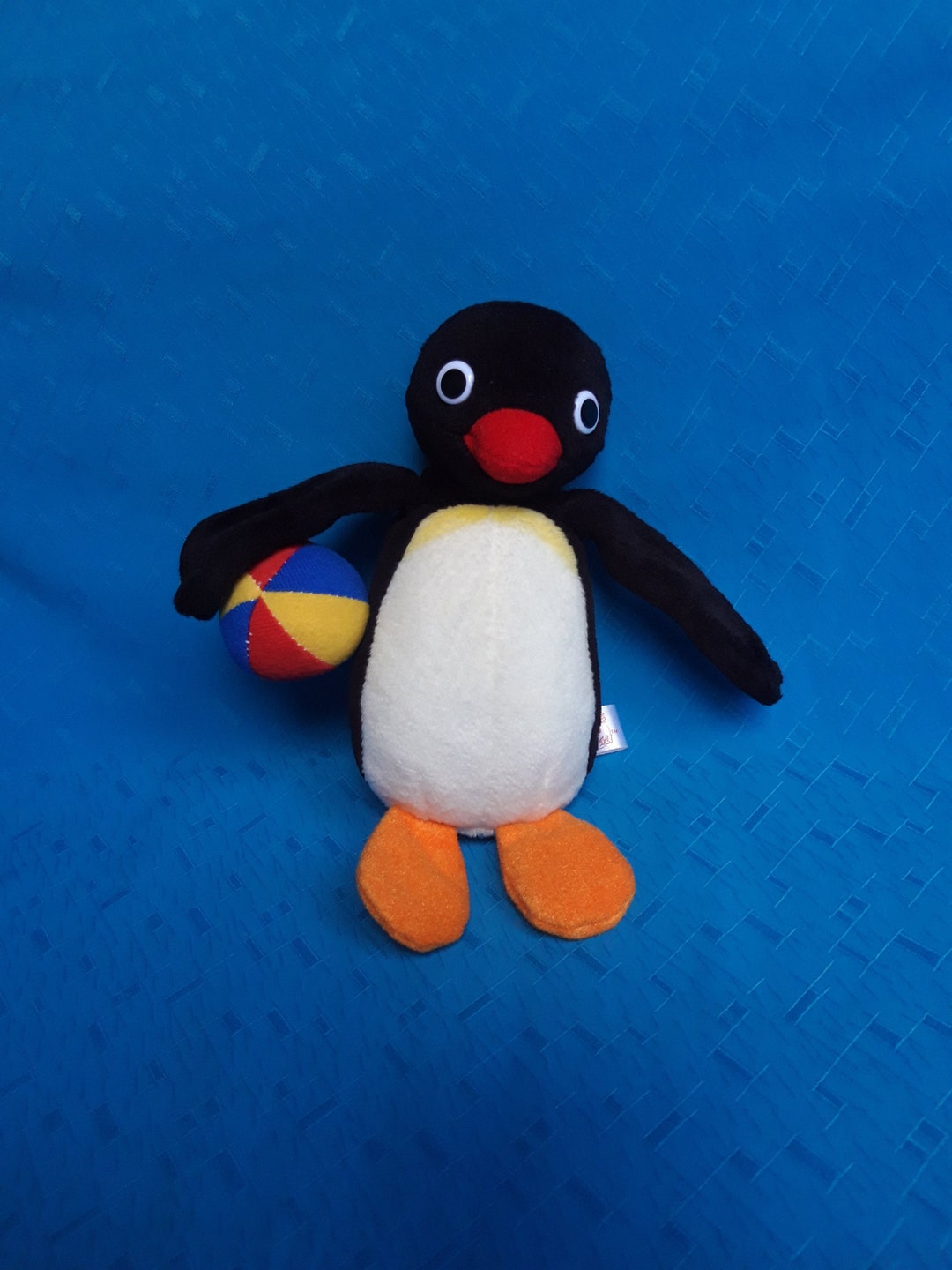 Pingu With Ball Plush Stuffed Doll Soft Toy - Etsy