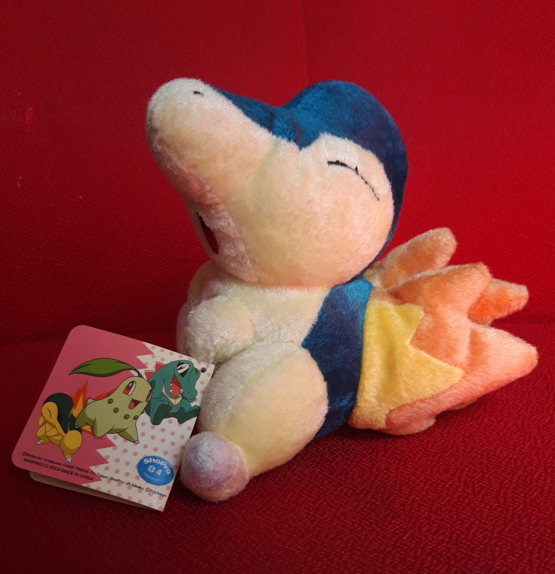 Shiny Cyndaquil Pokemon Banpresto Nintendo With Tag Plush Stuffed Doll ...