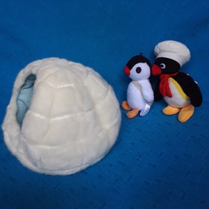 Pingu and Pinga Igloo House Plush Stuffed Doll Soft Toy - Etsy